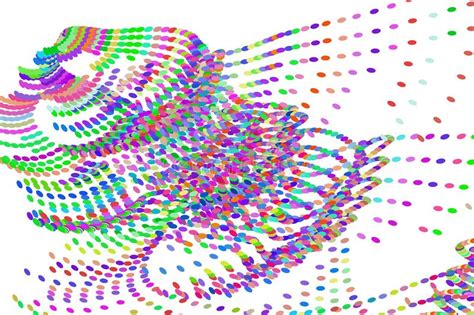 Modern Geometrical Motion Particle Or Random Background Pattern Abstract Shape Texture