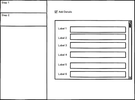 Usability Scroll Bar In A Wizard User Experience Stack Exchange