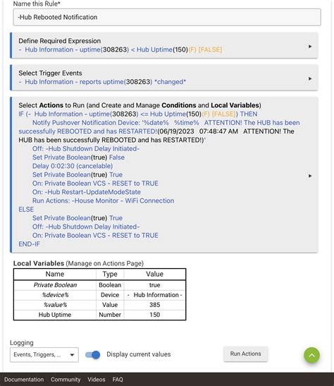 Hub Low On Memory Alert Have Questions 📢 Feedback Hubitat