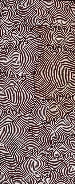 Christine Nakamarra Curtis Mina Mina Jukurrpa 152x61cm Kunst Der Aborigines Soziale