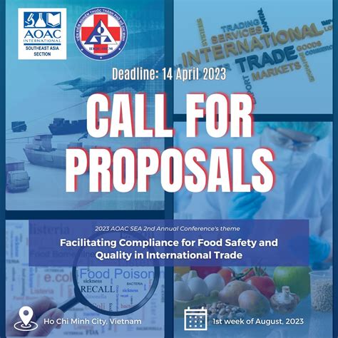 Aoac Southeast Asia Section On Linkedin Call For Proposals Aoac Sea