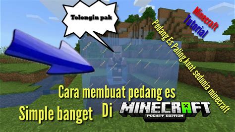 Cara Membuat Pedang Es Di Minecraft 40 Koleksi Gambar
