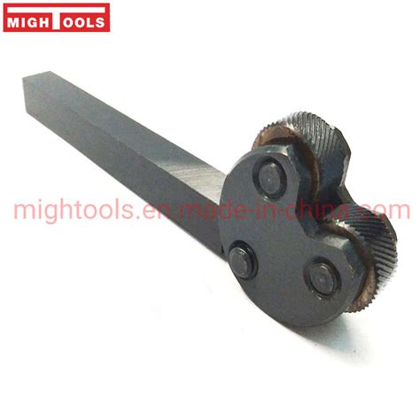 Steel Dual Wheel Knurling Tool Set For Lathe Tool Holder Machine