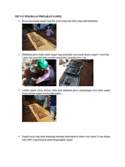 Sistem Preparasi Sampel Nikel Laterit Pdf Sistem Preparasi Sampel Nikel Laterit Pdf