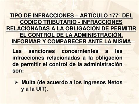 Ppt Infracciones Y Sanciones Tributarias Fiscales Powerpoint
