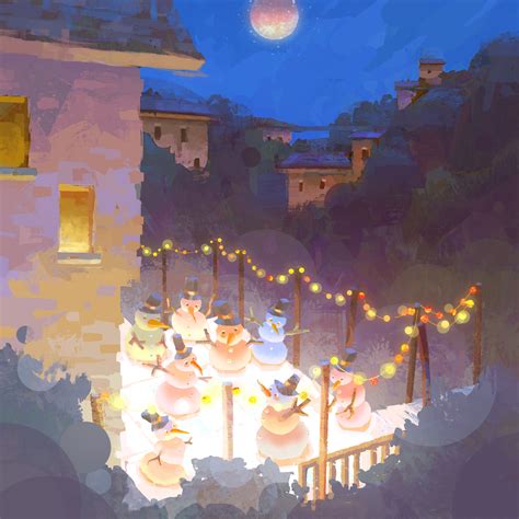 Artstation Dancing Snowman