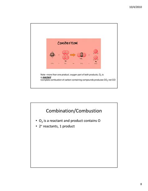 Combination Combustion Decomposition Pdf Chemistry Science
