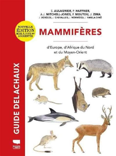 Mammiferes Deurope Dafrique Du Nord Et Du Moyen Orient Collectif Broché Delachaux