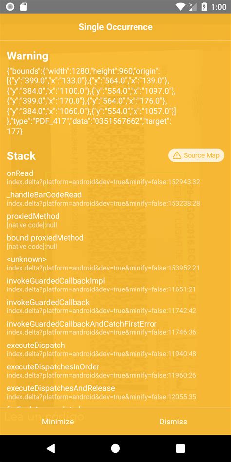 Barcode PDF417 Working Properly Only When Remote JS Debugger Is ON