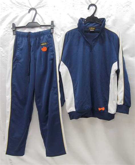 制服市場 1375 東京都 八王子市立第五中学 女子用 体操服 体操着 ジャージ 上下セット レイバン製