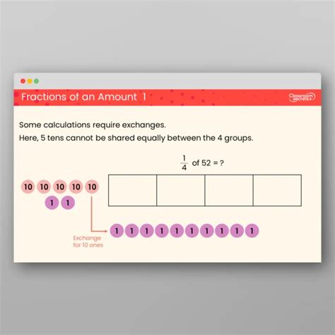 Year 3 Fractions Of An Amount 1 Teaching Ppt Resource Classroom Secrets