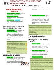 History And Evolution Of Computing From Abacus To AI Course Hero