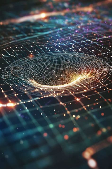 Time Space Grid Visualization Warping Under Intense Gravitational