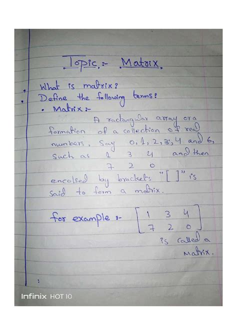 SOLUTION Matrix S And Terms Studypool