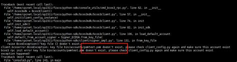 Linux 环境下 账户pem无法读取 · Issue 191 · Fisco Bcospython Sdk · Github