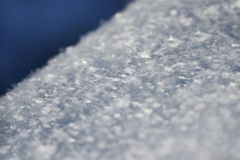 Macro Shot From Snowflake Stock Image Image Of Pattern 102879603