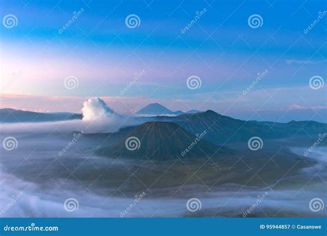 Mount Bromo Volcano And X28gunung Bromoand X29 In Bromo Tengger Semeru