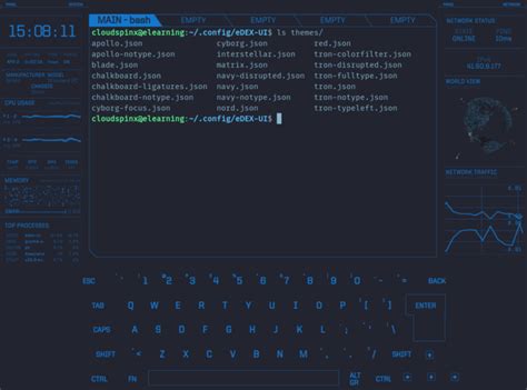 How To Install Edex Ui Terminal Emulator On Linux Mint Cloudspinx