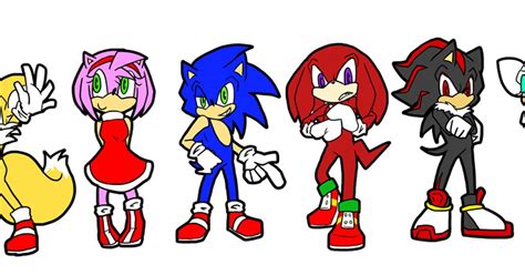 ソニック 擬人化 べにしろのマンガ 擬人化 Pixiv