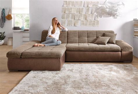 Domo Collection Ecksofa Im Xxl Format Wahlweise Mit Bettfunktion Und