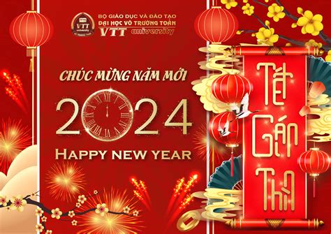 Chúc Mừng Xuân Mới Xuân Giáp Thìn 2024 ĐẠi HỌc VÕ TrƯỜng ToẢn