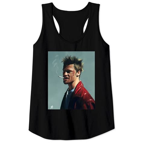 Tyler Durden Tyler Durden Tank Tops Sold By Harish Rao Sku