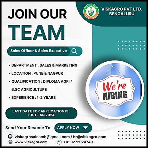 Vishal Jadhav On Linkedin Job Agriculture Agrijobs