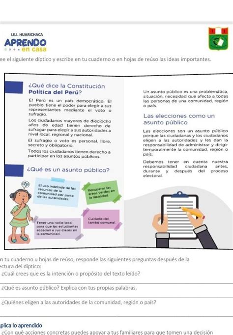 cual crees que el la atención o propósito del texto lleido si no