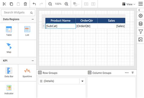 Add Headers And Footers With Tablix Groups Bold Reports