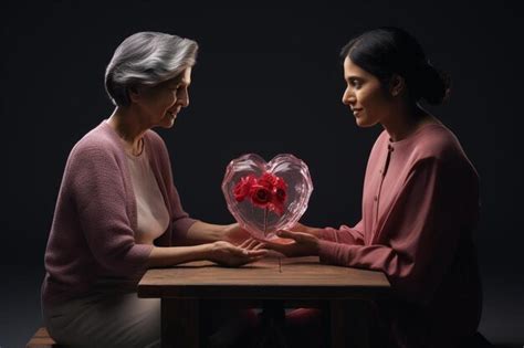 Premium Photo Delicate Moments Daughter Surprises Mom On Mothers Day