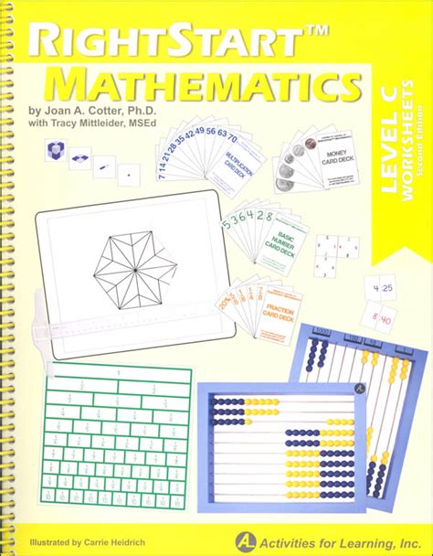 Rightstart Mathematics Level C Worksheets 2nd Edition Activities For