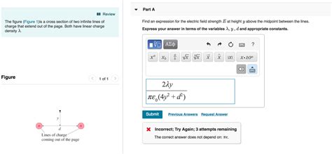 Solved Part A Review The Figure Figure 1 Is A Cross Section Chegg