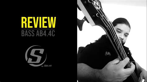 Baixo S By Solar Guitars Ab4 4c Bass Improvisation Youtube