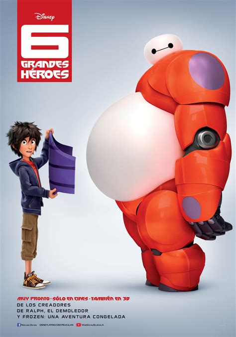 Hiro Y Baymax En El Nuevo Póster De ‘6 Grandes Héroes Vgezone