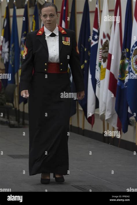 Female Marine Officer Dress Blues