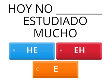 Verbo Haber Y Verbo Hacer Quiz