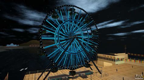 Rueda de la fortuna de neón para GTA San Andreas