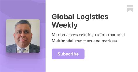 Global Logistics Weekly Uresh Perera Substack