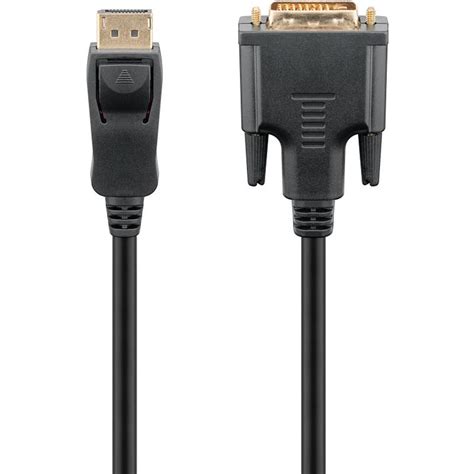 Goobay Displayport 12 Dvi D Adapter Cable Gold Plated 3m