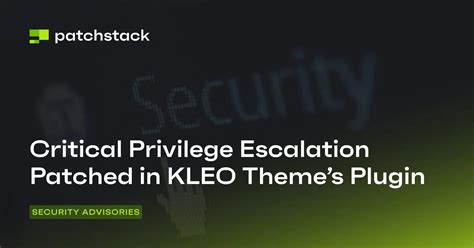 critical privilege escalation patched in kleo theme s plugin
