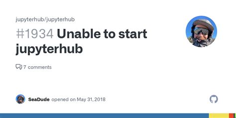Unable To Start Jupyterhub · Issue 1934 · Jupyterhubjupyterhub · Github