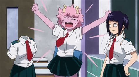 The Big Imageboard Tbib 3girls Animated Animated  Ashido Mina