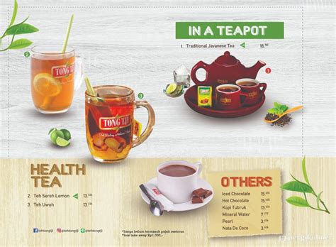 Selalu Diperbarui Menu Tong Tji Tea House Cihampelas Bandung