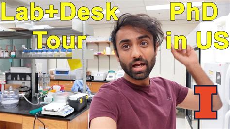 PhD In US Lab Desk Setup Tour UIUC Edition YouTube