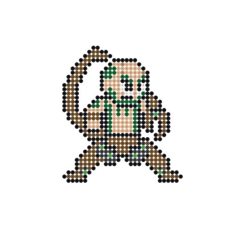 Spider Man Movie Villains Scorpion Perler Bead Pattern Plantillas