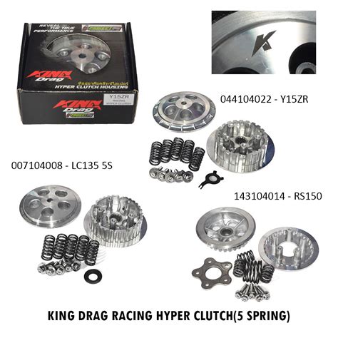 KING DRAG Racing Hyper Clutch Spring Y ZR LC S RS Y E Bikers World Sdn Bhd