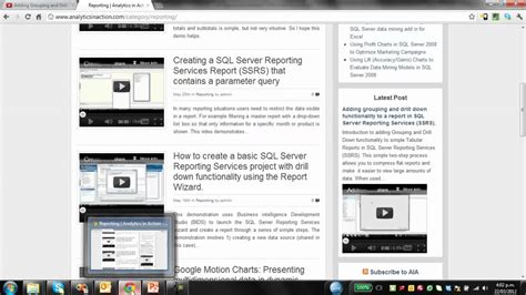 Creating A Subreport Using Microsoft Sql Server Reporting Services Ssrs Youtube