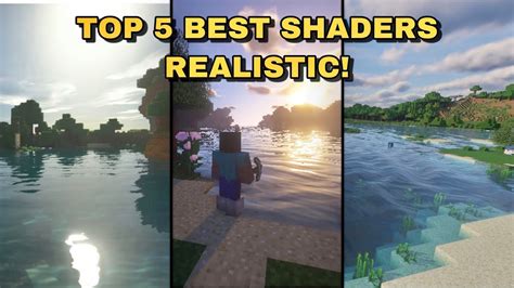 Top Best Minecraft PE Shaders MCPE SHADERS V YouTube