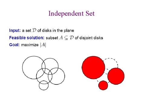 Approximation Algorithms For Geometric Intersection Graphs Outline V