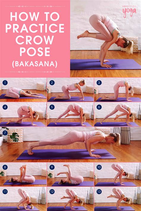 How To Practice Crow Pose Bakasana Vinyasa Yoga Yoga Techniques